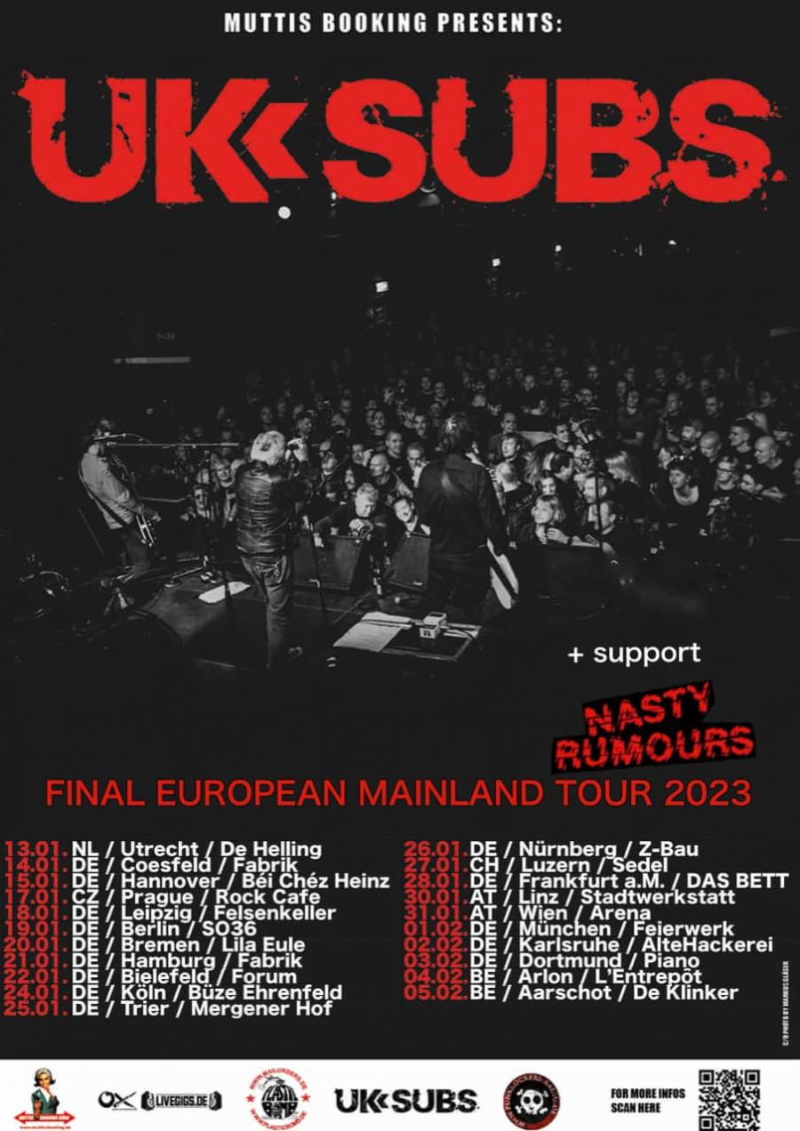 Event UK Subs - 19/01/2023 - Berlin - SO36 - Germany