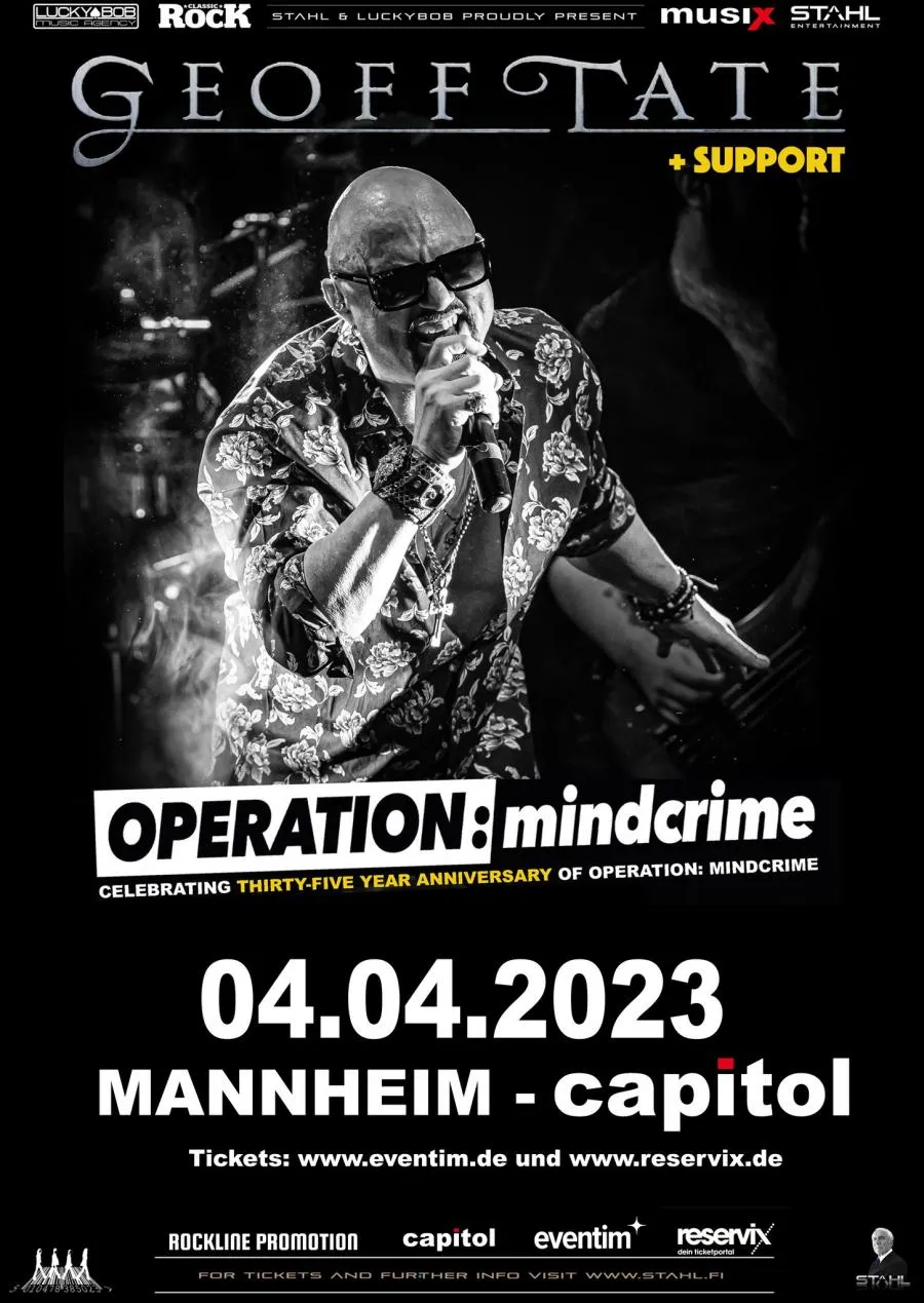 Concert Geoff Tate - 04/04/2023 - Mannheim - Capitol - Allemagne