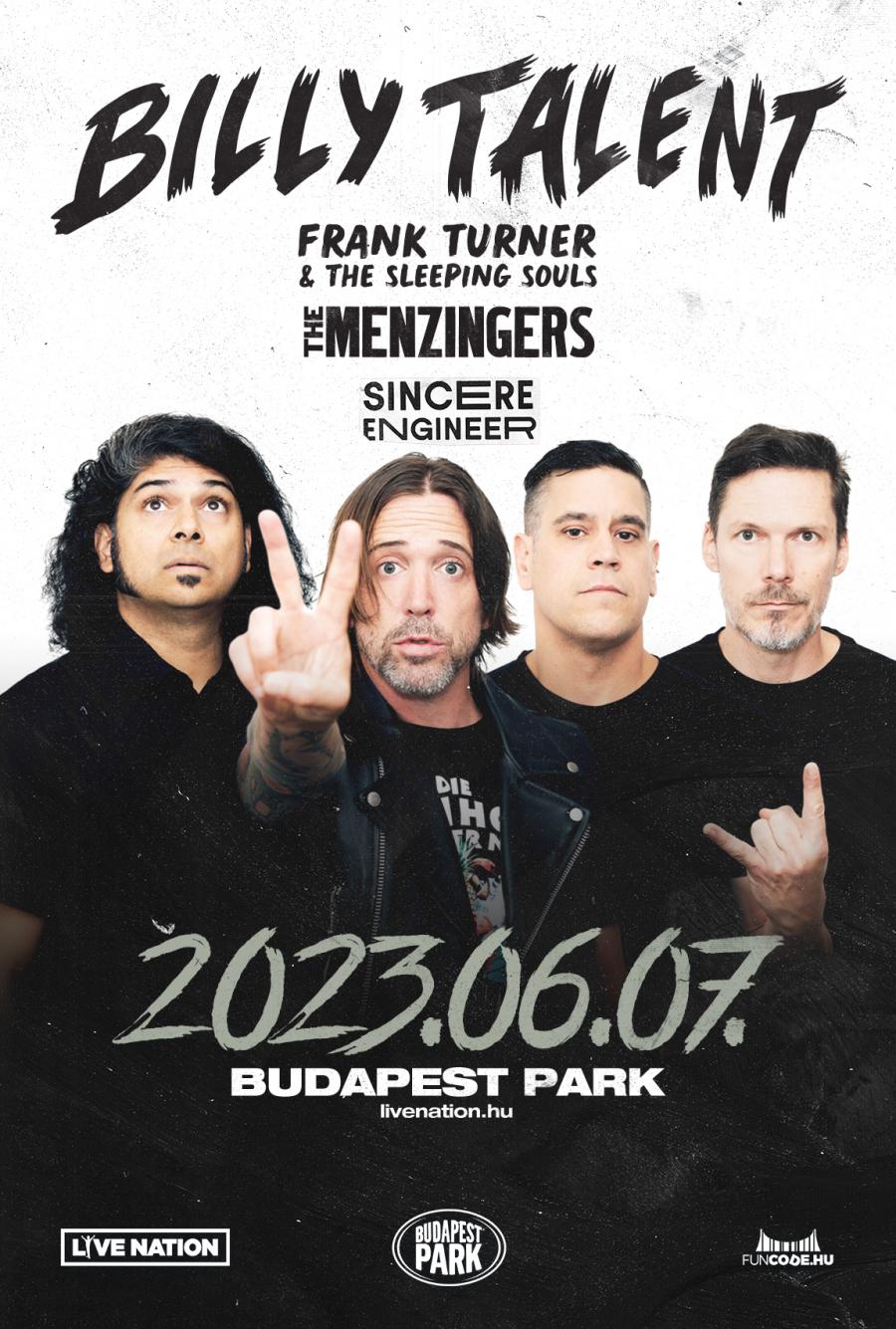 Event Billy Talent - 07/06/2023 - Budapest - Budapest Park - Hungary