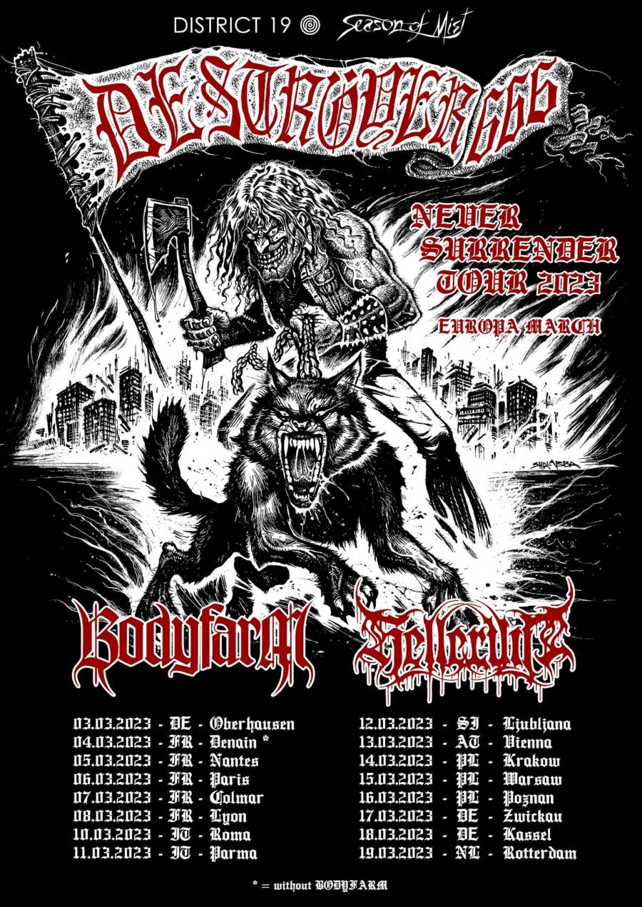 Evenement Destroyer 666 - Line up