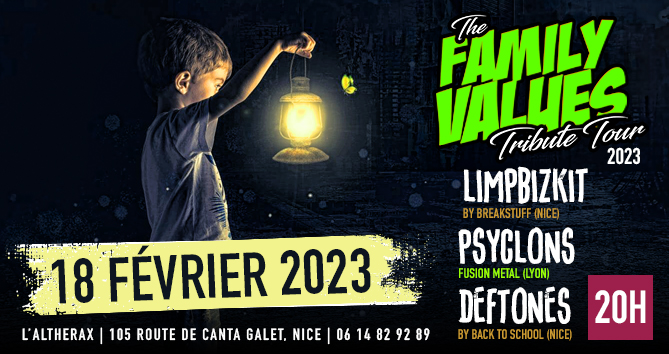 Family Values Tribute Tour - 18/02/2023 - Nice - L'Altherax - France