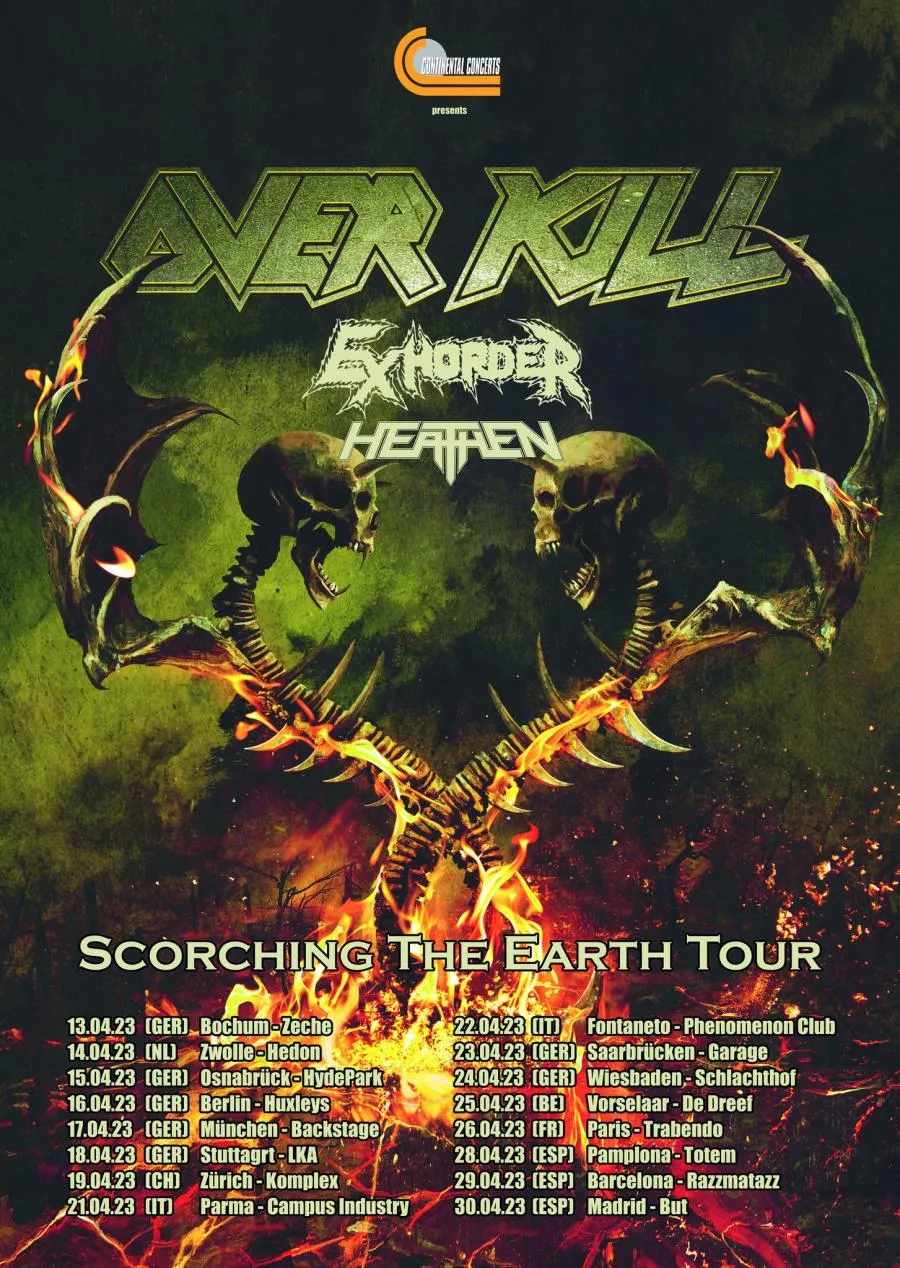Concert Overkill - 21/04/2023 - Parma - Campus Industry - Italie
