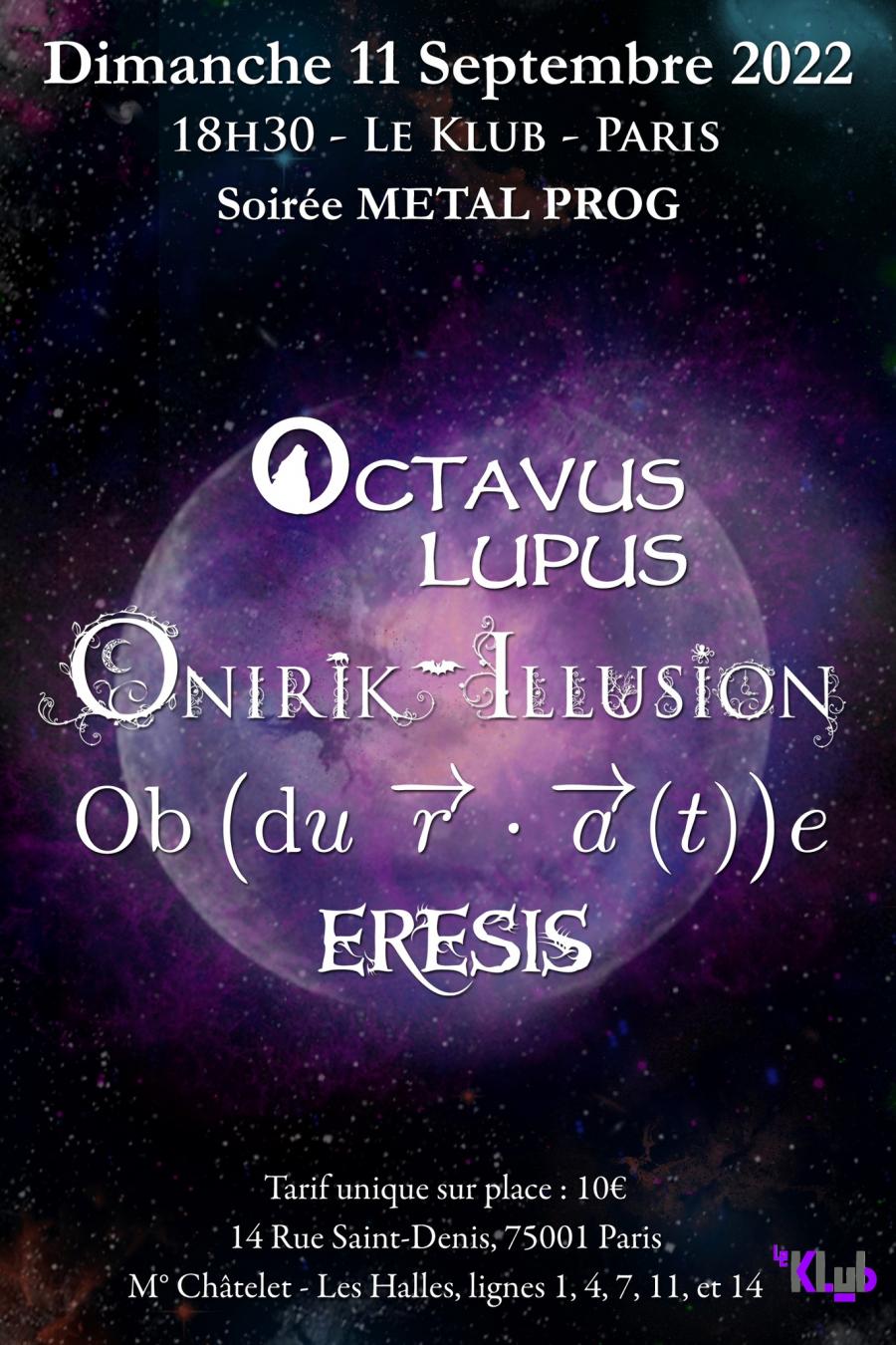 Soirée Metal Prog - Line up