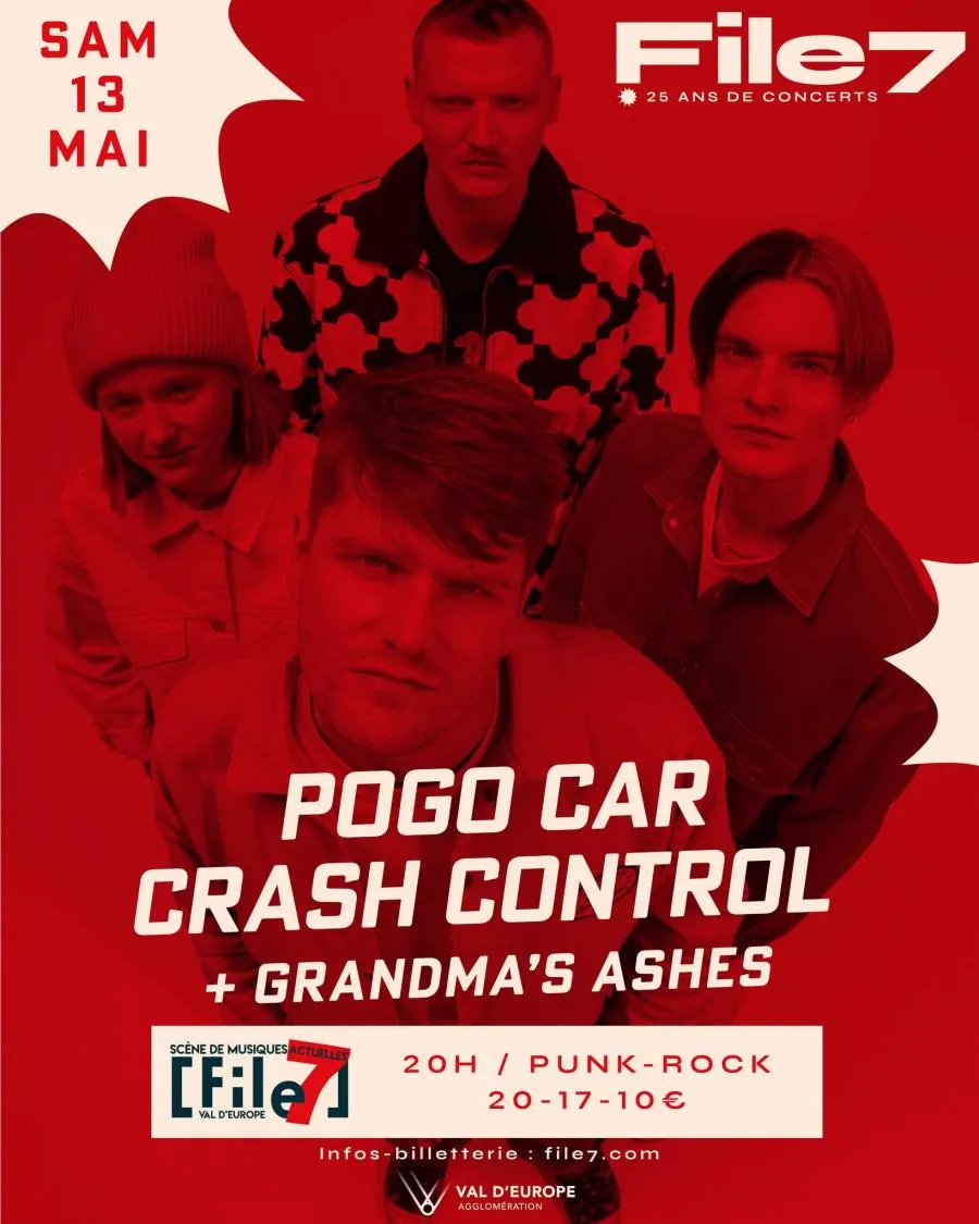 Pogo Car Crash Control + Grandma's Ashes - 13/05/2023 - Magny-le-Hongre ...