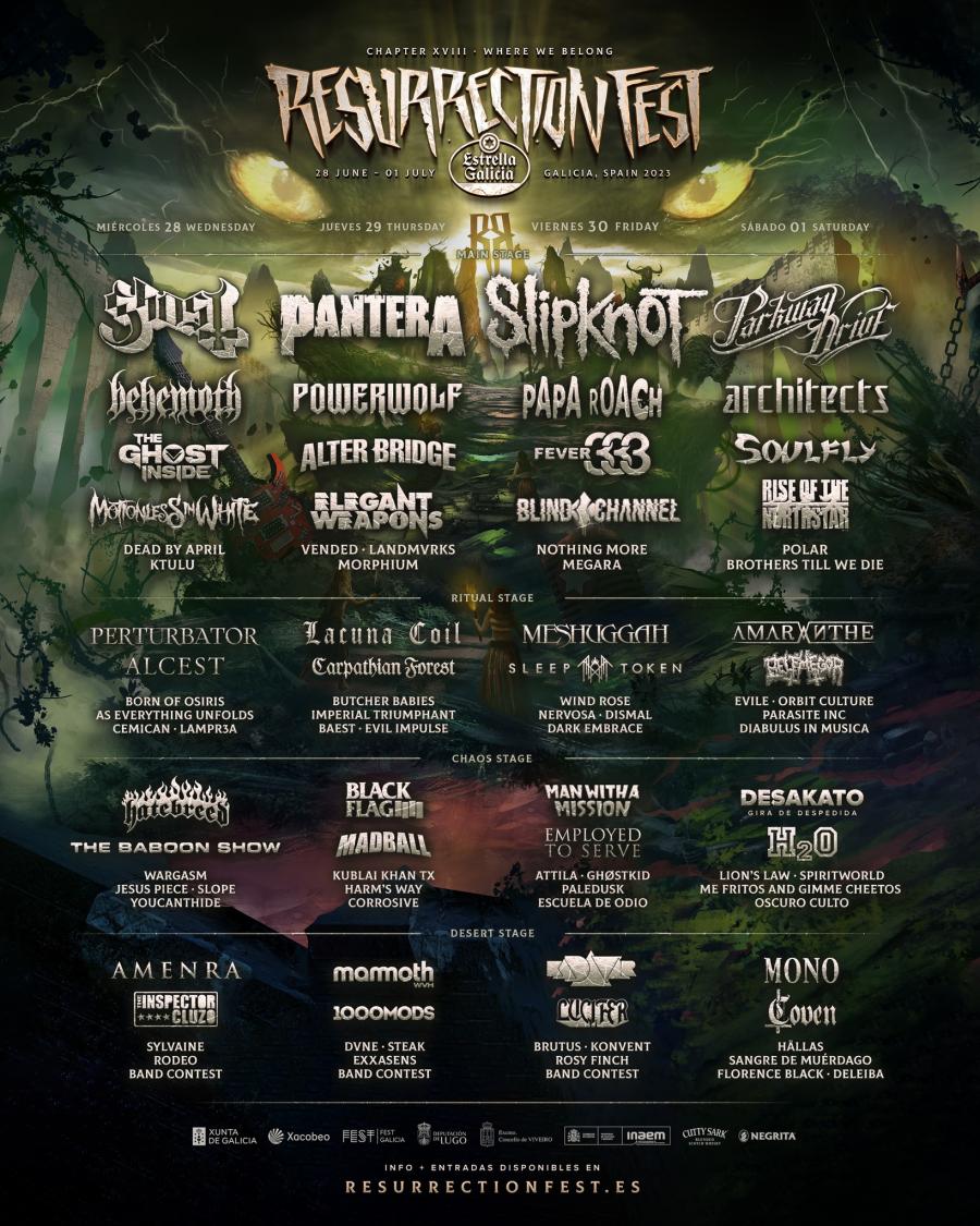 Resurrection Fest 2023 - Map