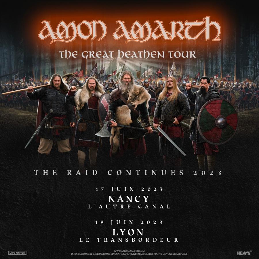 Concert Amon Amarth - 17/06/2023 - Nancy - L'Autre Canal - France