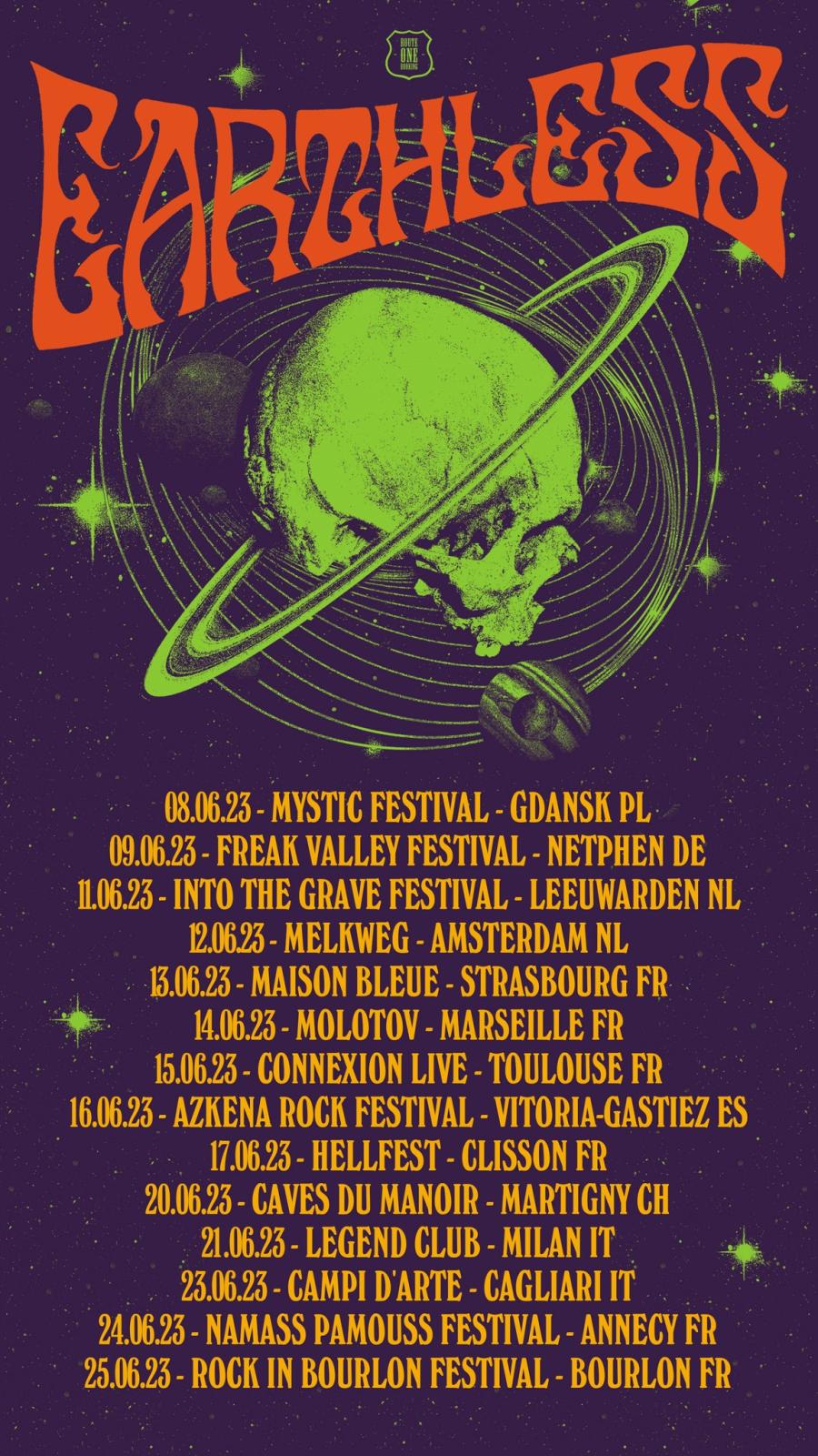 Concert Earthless - 21/06/2023 - Milano - Legend Club - Italie