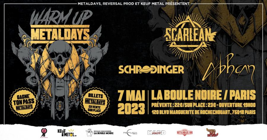 Warm Up Metaldays 2023 - 07/05/2023 - Paris - La Boule Noire - France