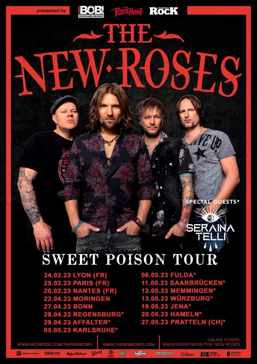 Concert The New Roses - 27/04/2023 - Bonn - Harmonie - Allemagne
