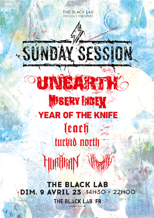 Concert Unearth - 09/04/2023 - Lille (Wasquehal) - The Black Lab - France