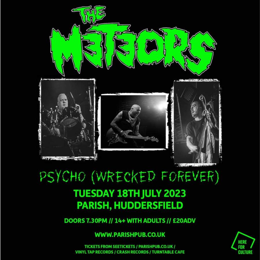 Event The Meteors - 18/07/2023 - Huddersfield - The Parish - United Kingdom