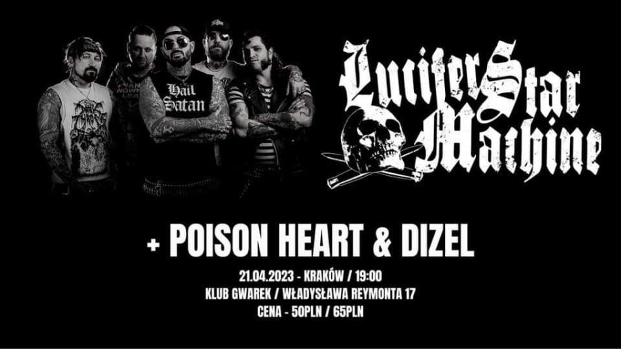 Concert Lucifer Star Machine - 21/04/2023 - Krakow - Gwarek - Pologne