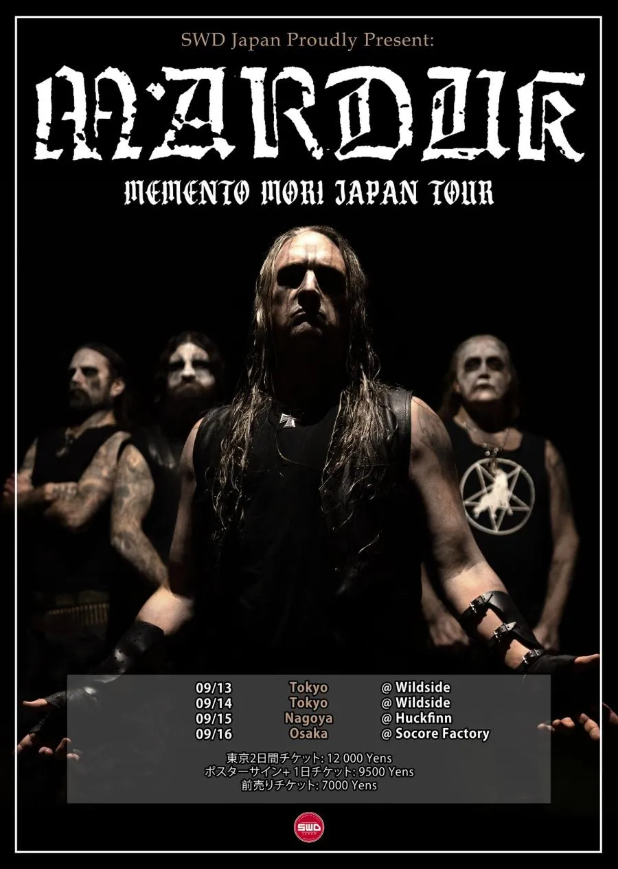 Concert Marduk - 14/09/2023 - Tokyo - Wildside - Japon
