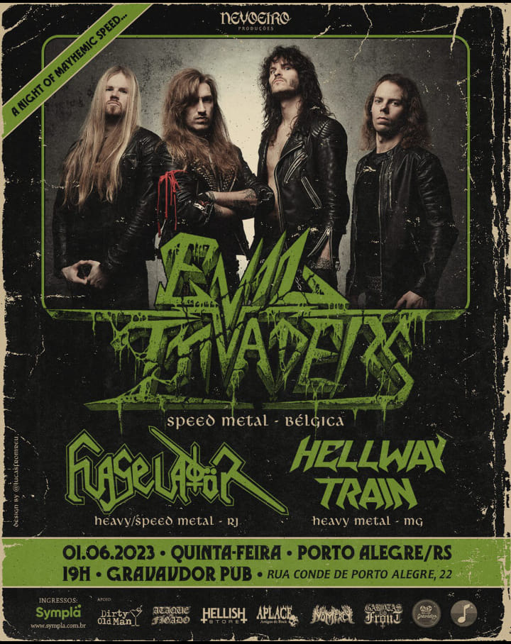 Evil Invaders - 01/06/2023 - Porto Alegre - Gravador Pub - Brésil