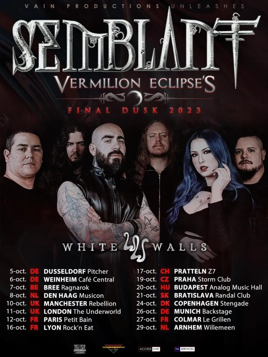 Concert Semblant - 24/10/2023 - Copenhagen - Stengade - Danemark