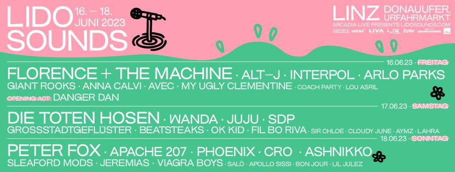Lido Sounds 2023 - 16/06/2023 (3 days) - Linz - Austria