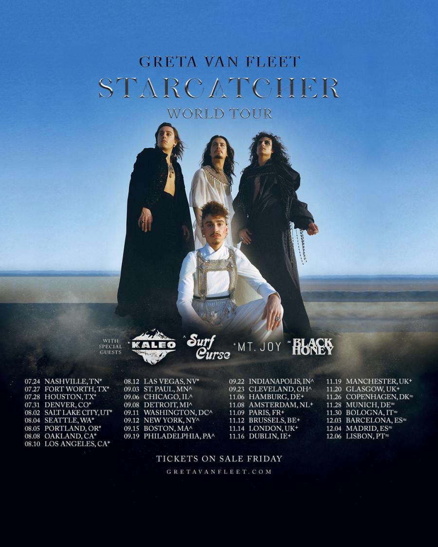 Concert Greta Van Fleet - 12/11/2023 - Bruxelles - Forest National ...