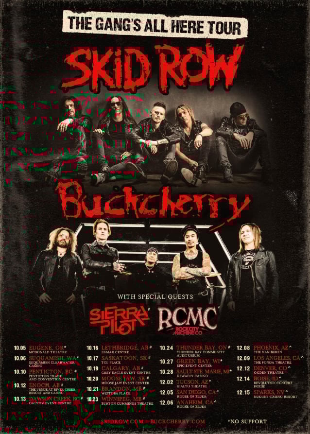 Event Skid Row + Buckcherry - 17/10/2023 - Saskatoon - TCU Place - Canada