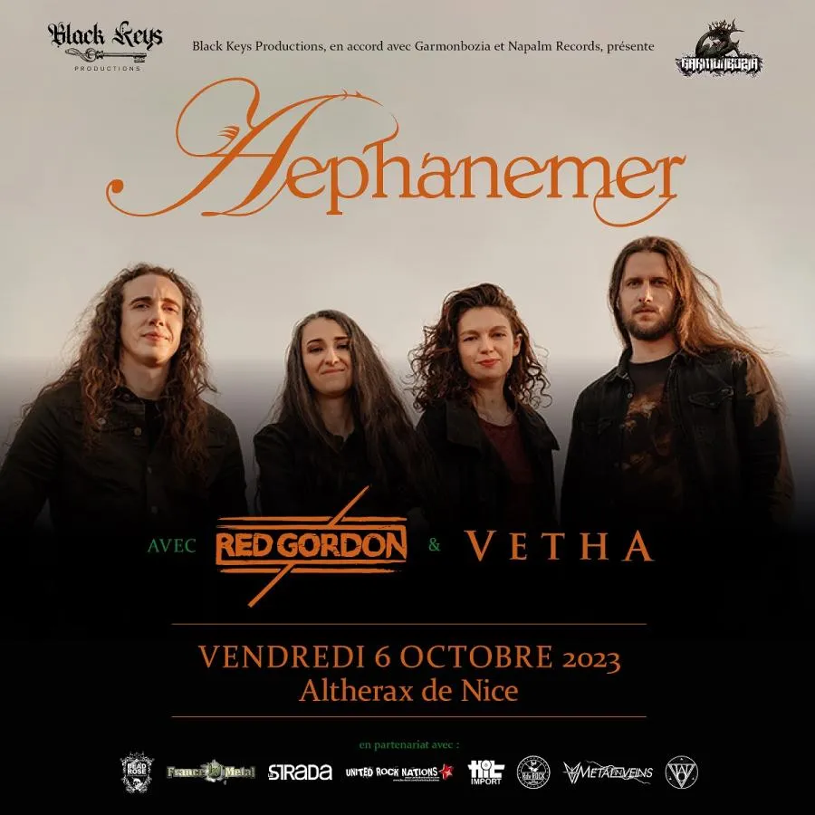 Aephanemer + Red Gordon + Vetha - 06/10/2023 - Nice - L'Altherax - France