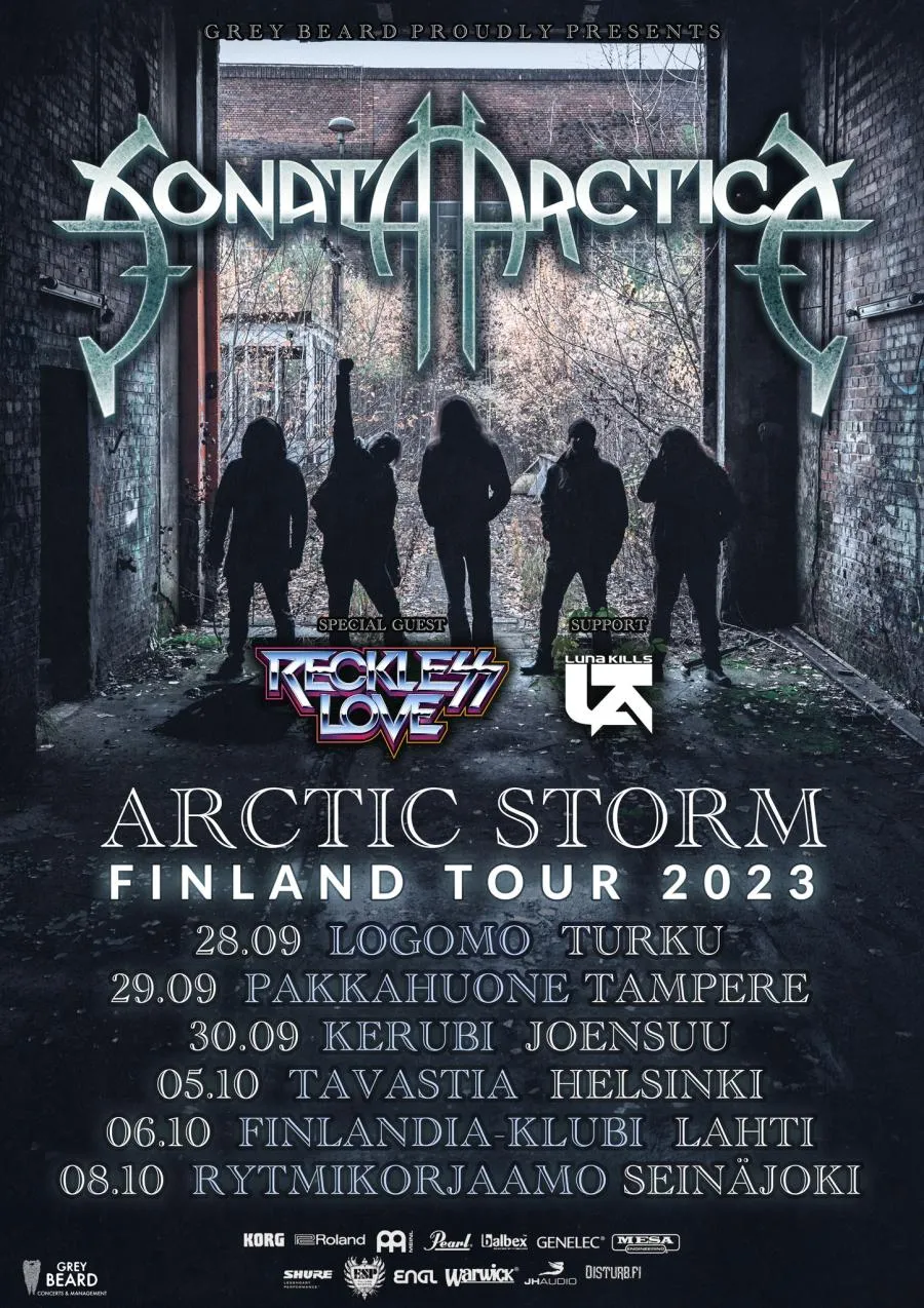 Concert Sonata Arctica - 30/09/2023 - Joensuu - Kerubi - Finlande