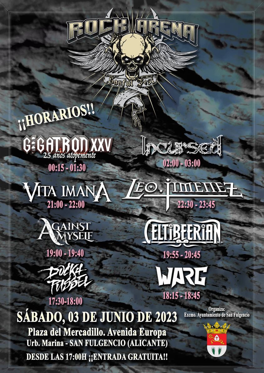 Rock Arena SanFul Edition 2023 - 03/06/2023 - San Fulgencio - Alicante ...