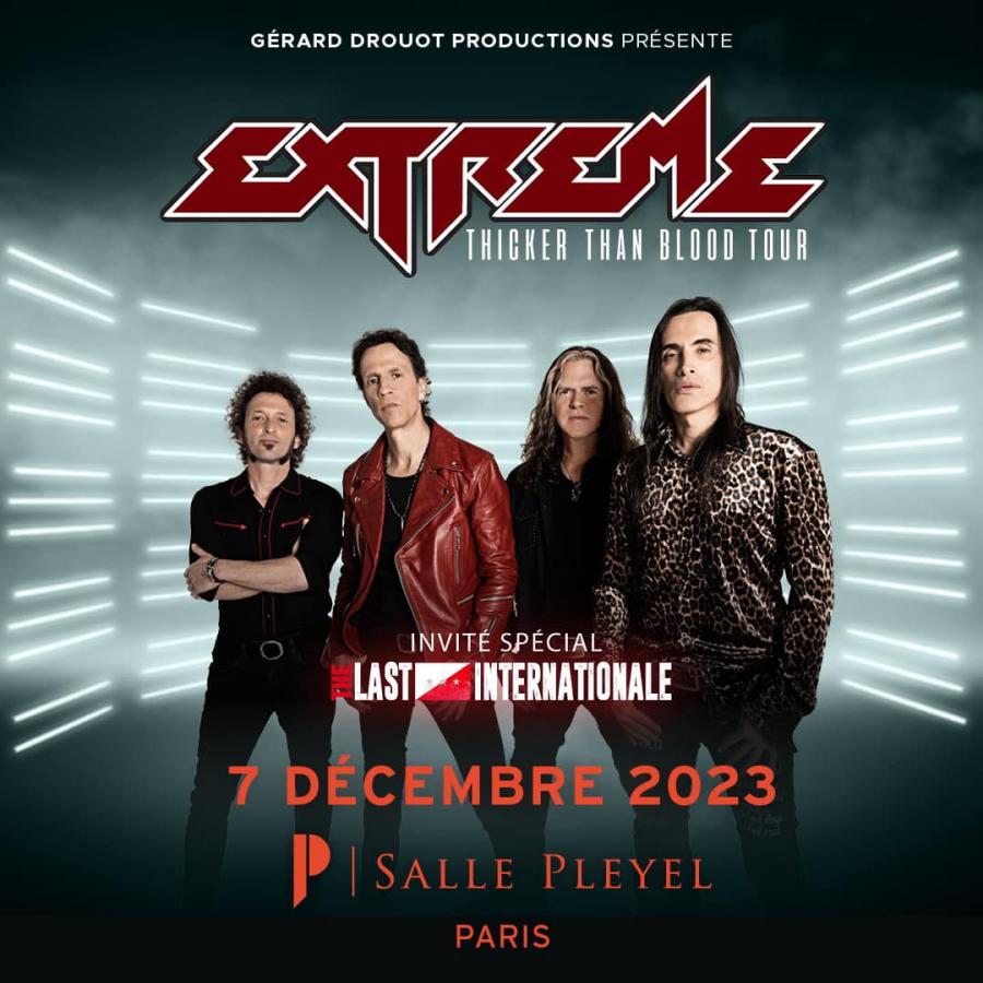 Concert Extreme - 07/12/2023 - Paris - Salle Pleyel - France