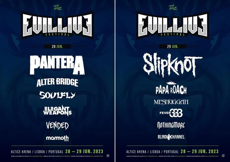 EVIL LIVE Festival 2023 - 28/06/2023 (2 jours) - Lisboa - MEO Arena - Portugal
