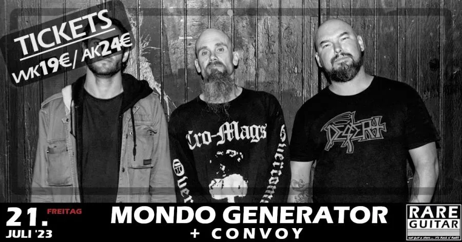 Concert Mondo Generator - 21/07/2023 - Münster - Rare Guitar - Allemagne