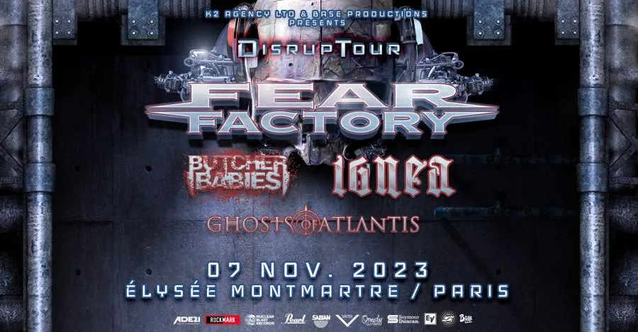 Concert Fear Factory - 07/11/2023 - Paris - Elysée Montmartre - France