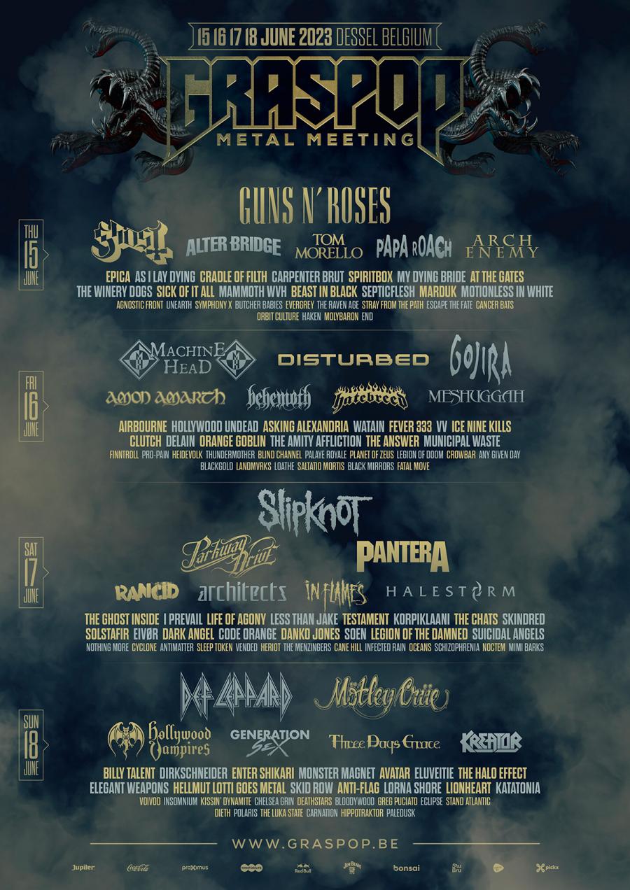 Graspop Metal Meeting 2023 - Line up