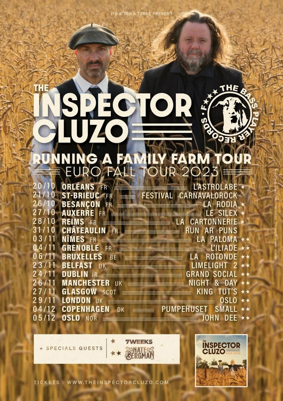 Concert The Inspector Cluzo - 20/10/2023 - Orléans - L'Astrolabe - France