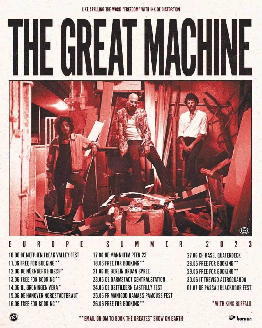 Concert The Great Machine - 15/06/2023 - Hannover - Nordstadtbraut ...