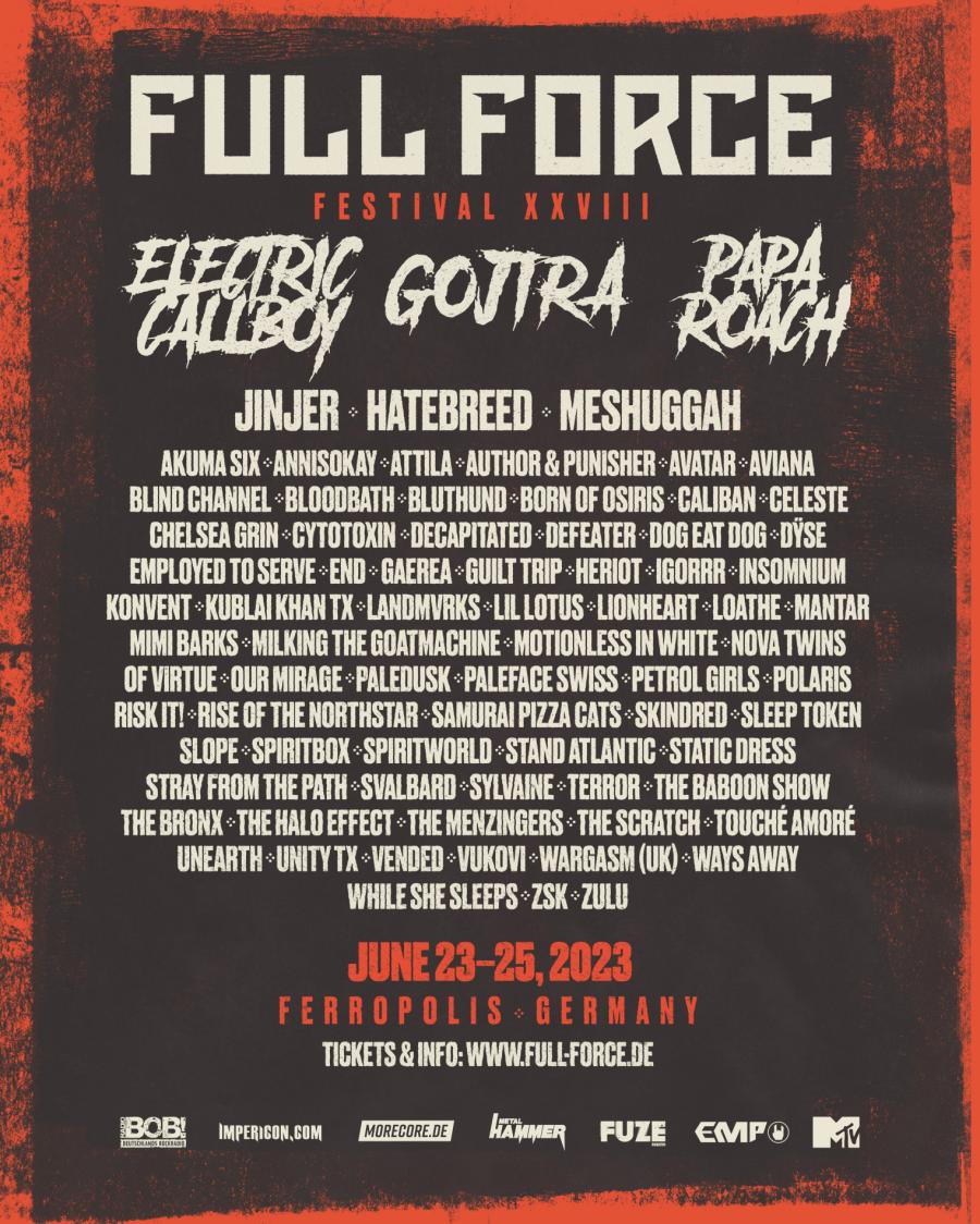Full Force 2023 - Line up