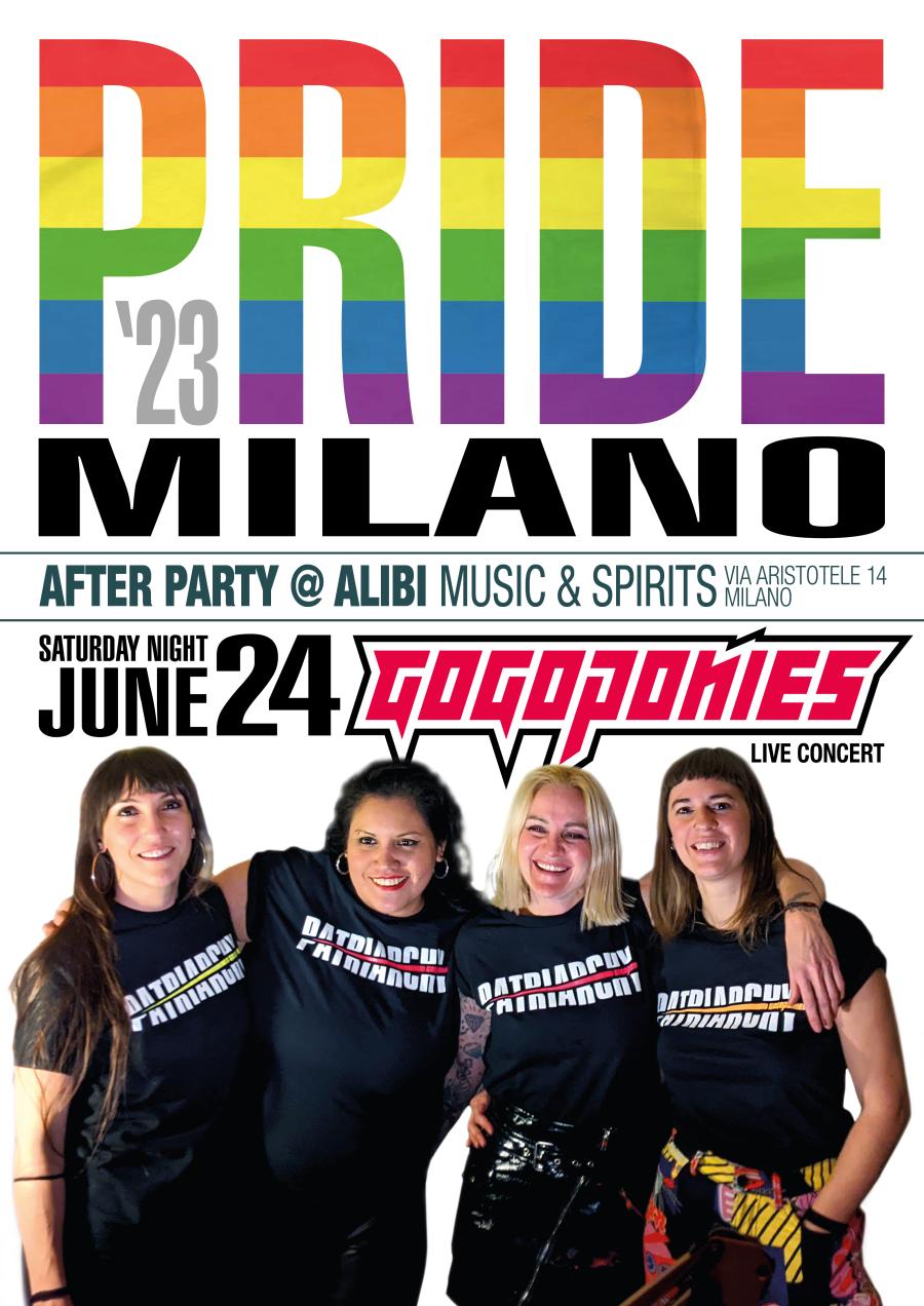 Pride Milano After Party / Gogoponies - 24/06/2023 - Milano - ALIBI ...