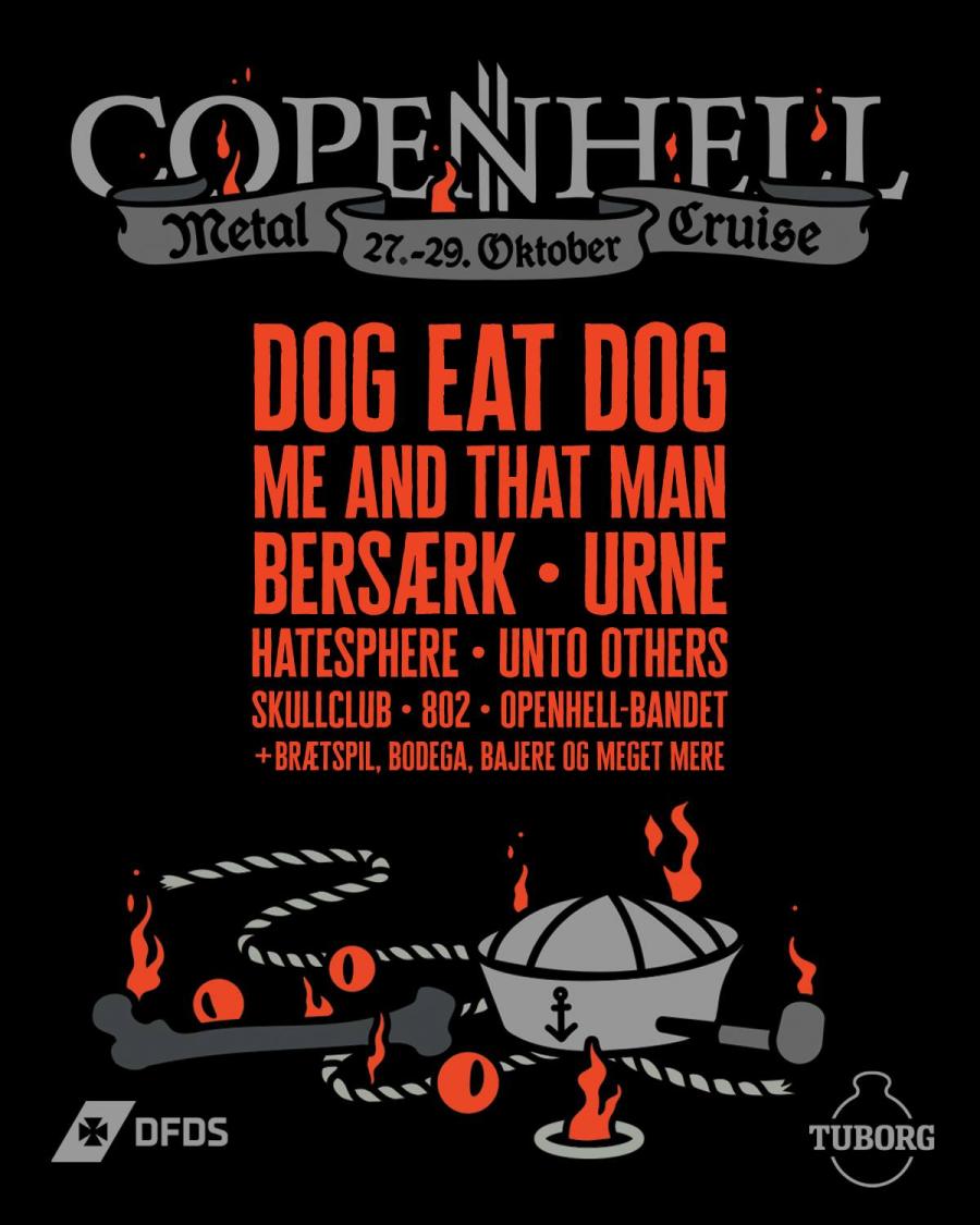 Copenhell Metal Cruise 2023 - 27/10/2023 (3 days) - Copenhagen - Denmark