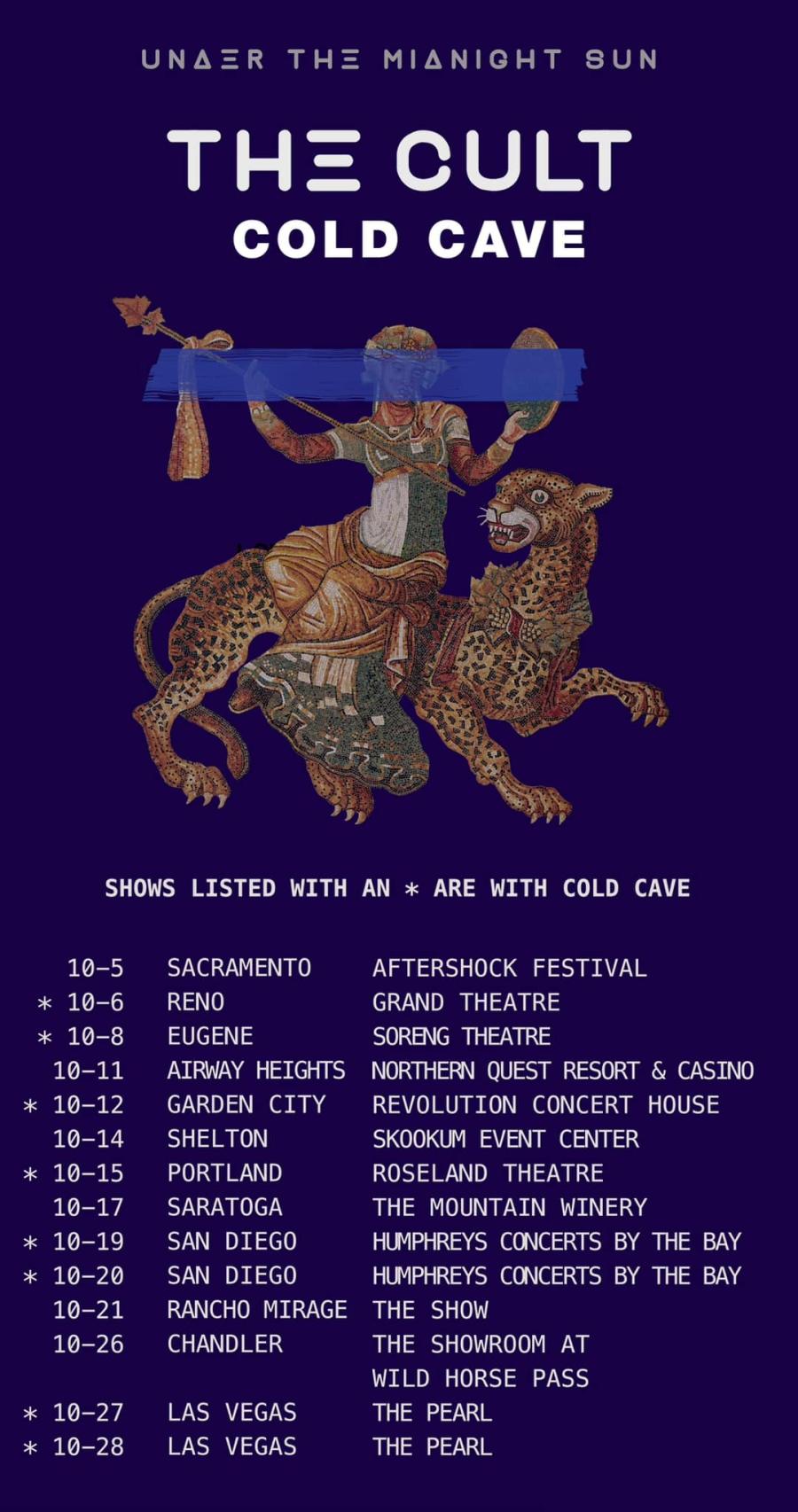 Event The Cult - 11/10/2023 - Spokane - Northern Quest Resort & Casino ...