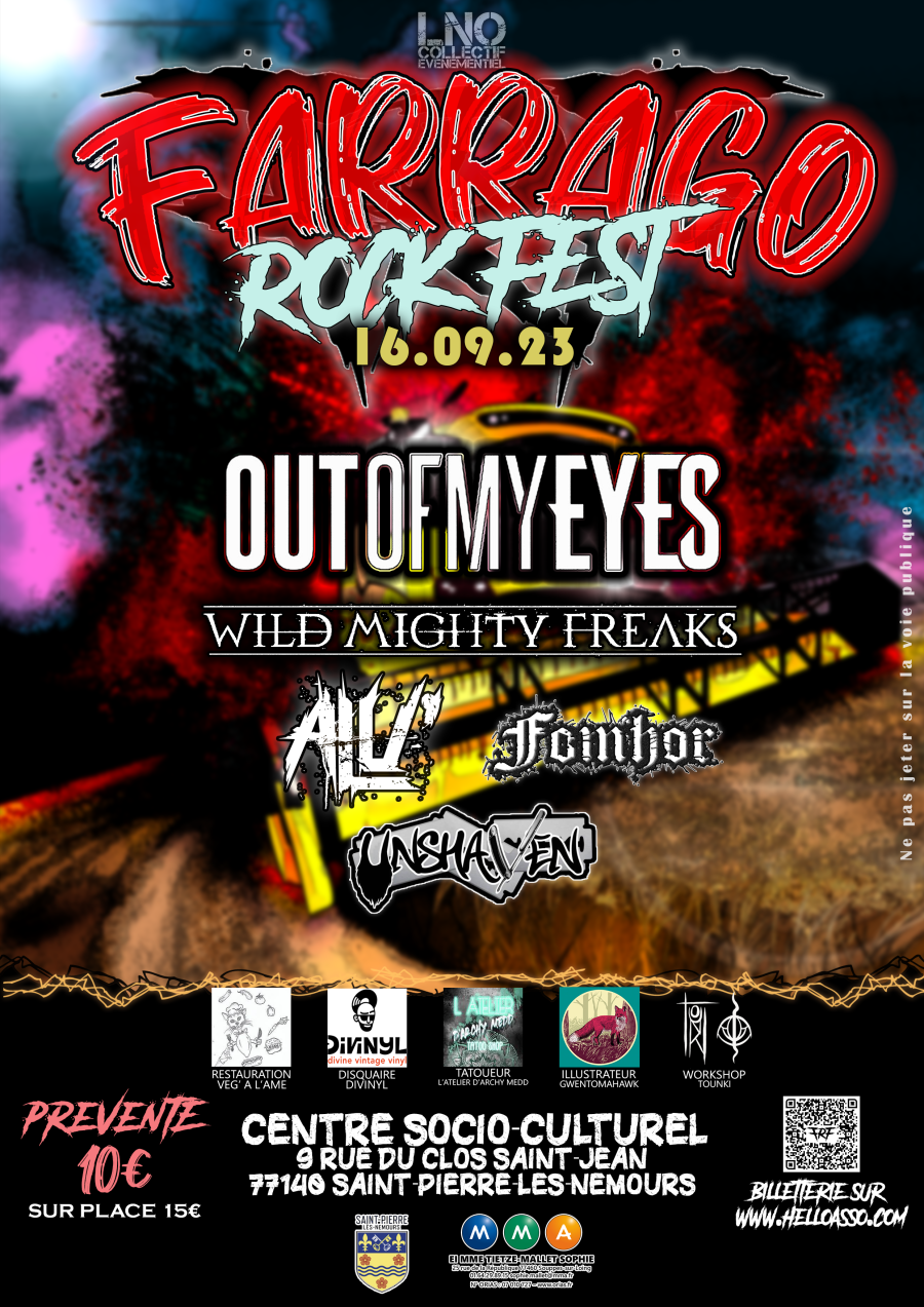 Farrago Rock Fest' - 16/09/2023 - Saint-Pierre-lès-Nemours - Farrago ...