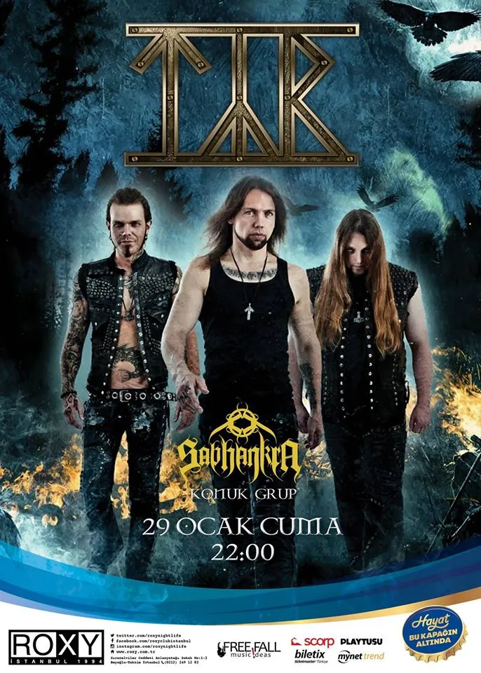 Tyr - 29/01/2016 - Istanbul - Roxy - Turquie