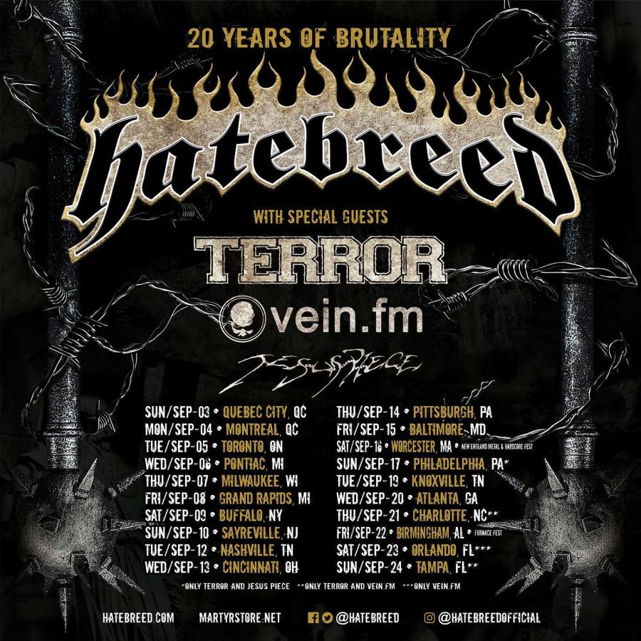 Concert Hatebreed - 10/09/2023 - Sayreville - Starland Ballroom - Etats-Unis