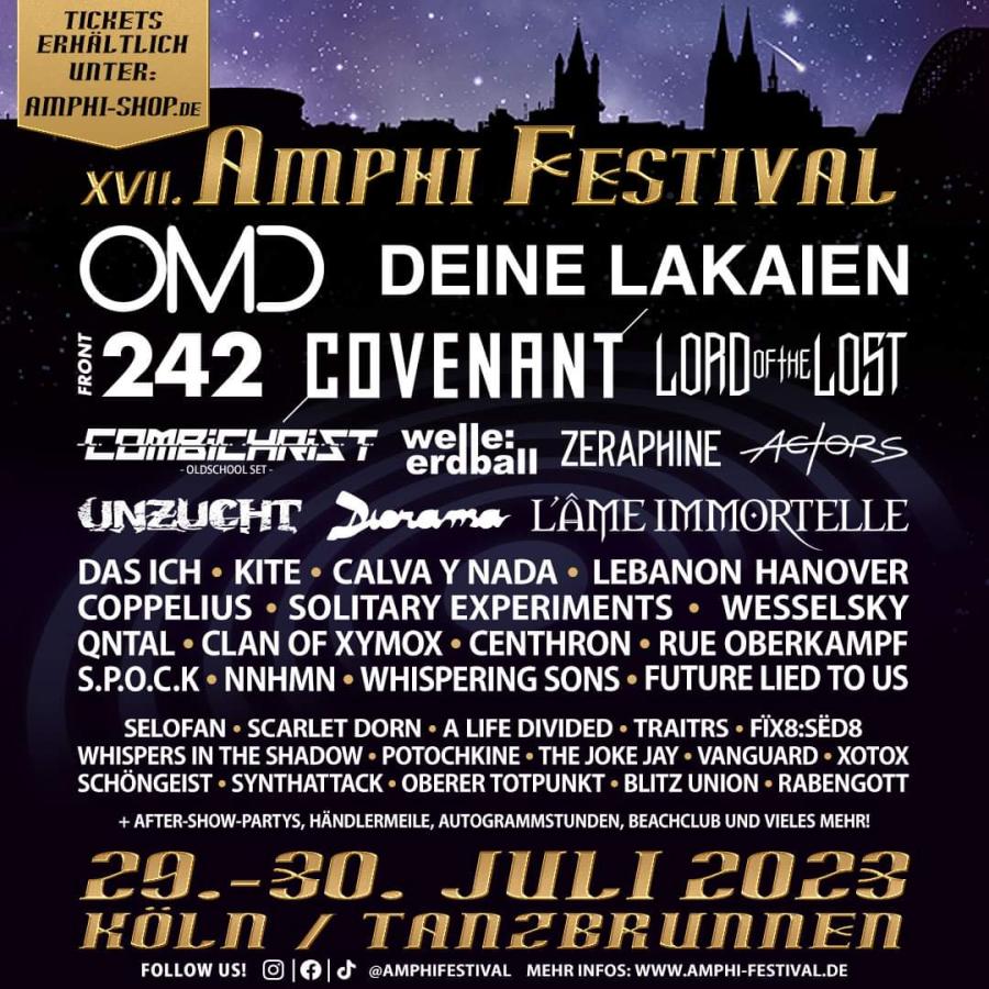 Amphi Festival 2023 - 29/07/2023 (2 days) - Köln - Tanzbrunnen - Germany