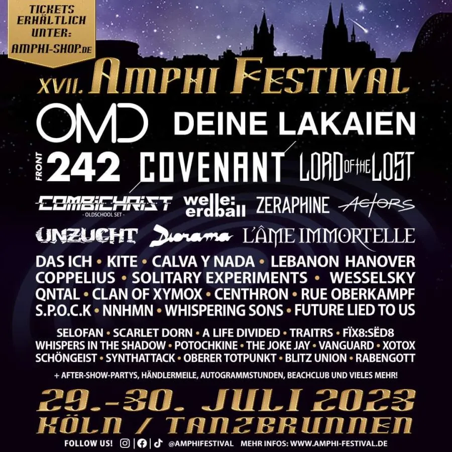 Amphi Festival 2023 - Food Map | Concerts-Metal