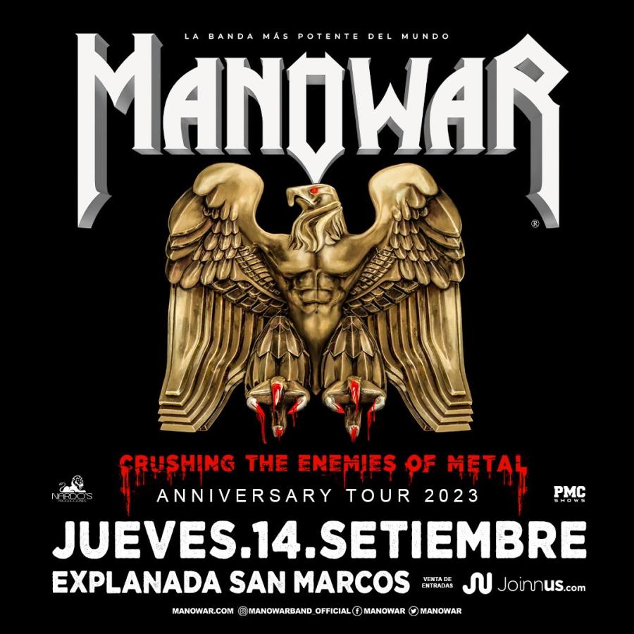 Concierto Manowar - 14/09/2023 - Lima - Explanada San Marcos - Perú