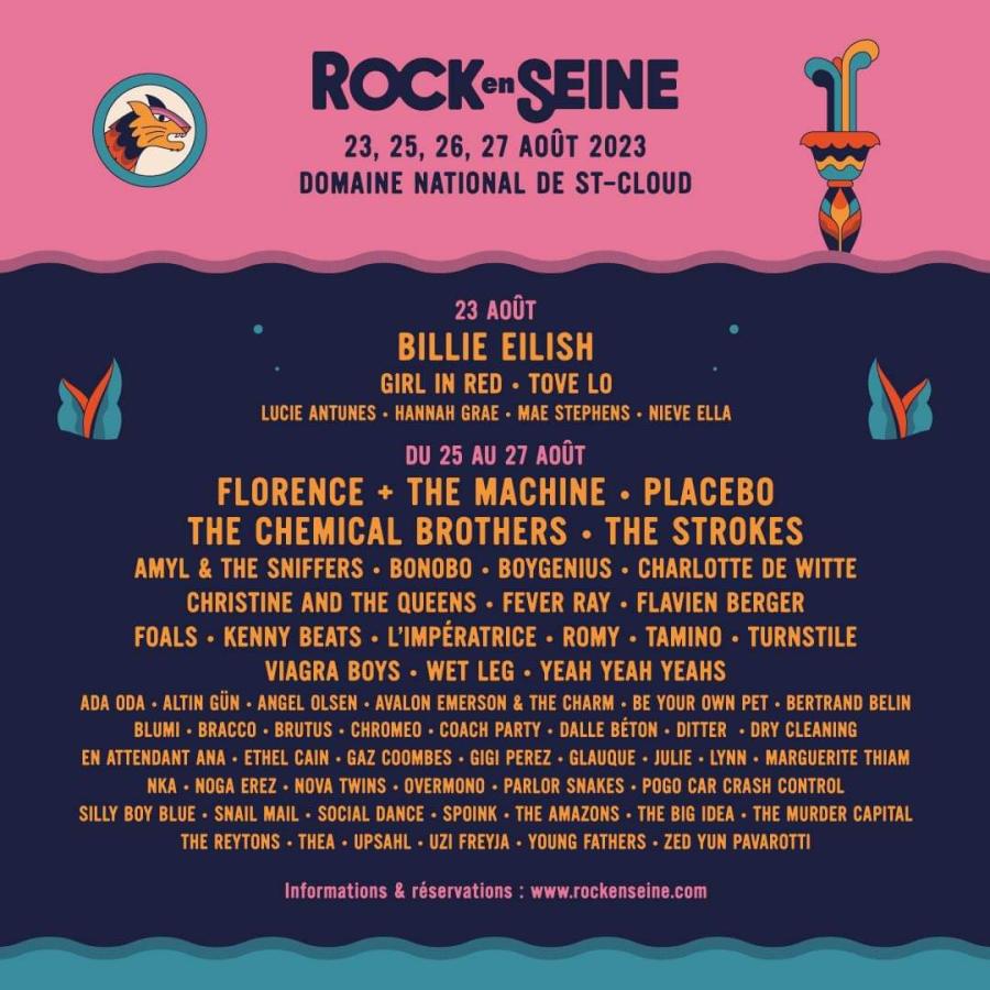 Rock en Seine 2023 - 25/08/2023 (3 jours) - Paris - France