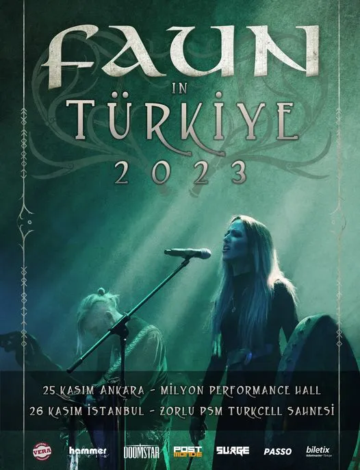 Concert Faun - 25/11/2023 - Ankara - Ankara - Milyon Performance Hall ...