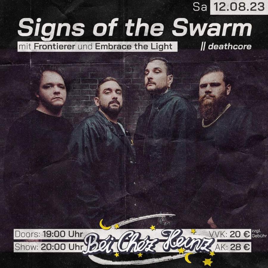 Concert Signs Of The Swarm - 12/08/2023 - Hannover - Béi Chéz Heinz ...