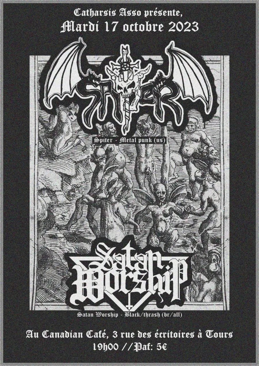 Spiter + Satan Worship - European Tour 2023 - 17/10/2023 - Tours ...