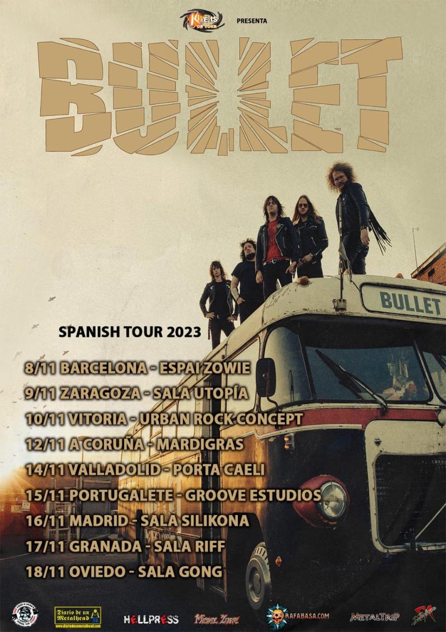 Bullet Spanish Tour 2023 - 14/11/2023 - Valladolid - Porta Caeli - Spain