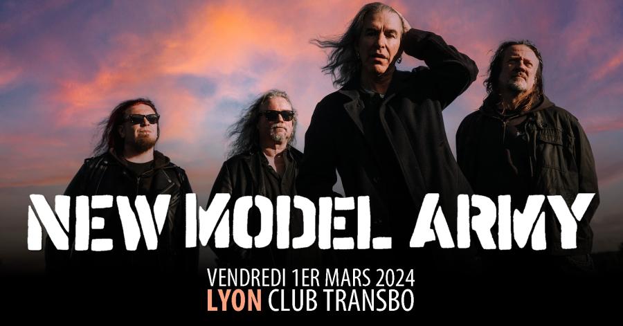Event New Model Army - 01/03/2024 - Villeurbanne - Le Transbordeur - France
