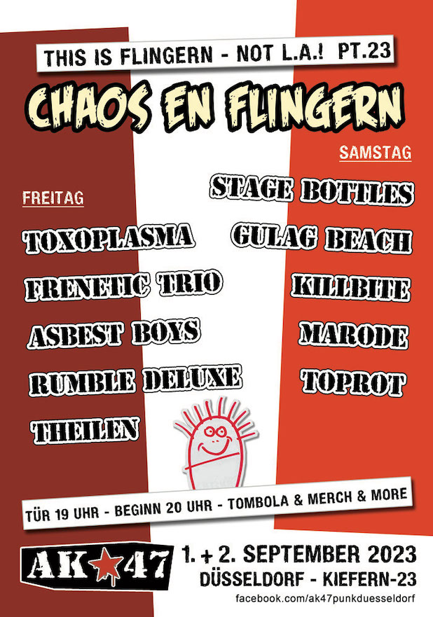 This is Flingern Not L.A. #23 - 01/09/2023 (2 days) - Düsseldorf - AK ...