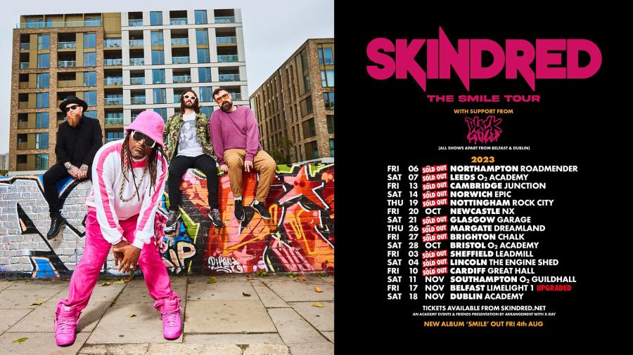 Event Skindred - 10/11/2023 - Cardiff - Great Hall - United Kingdom
